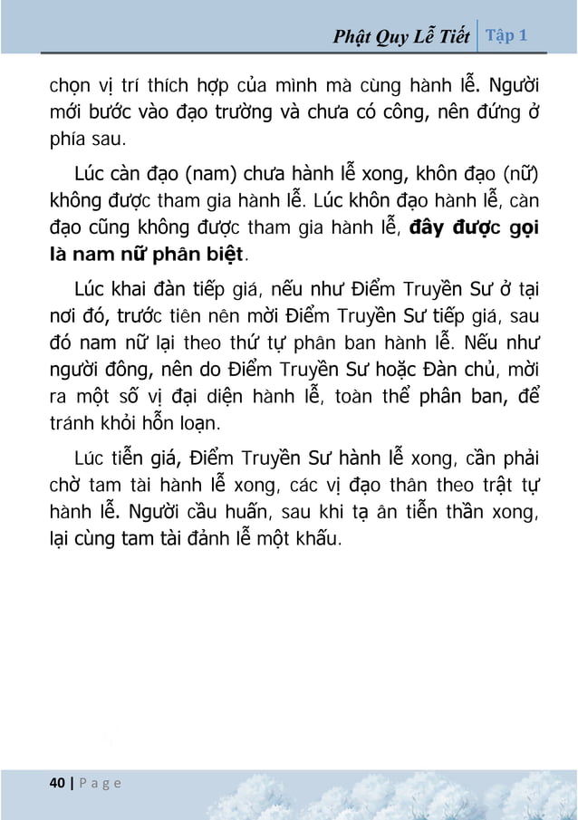 Phật Quy Lễ Tiết Trong Phật Đường | PDF