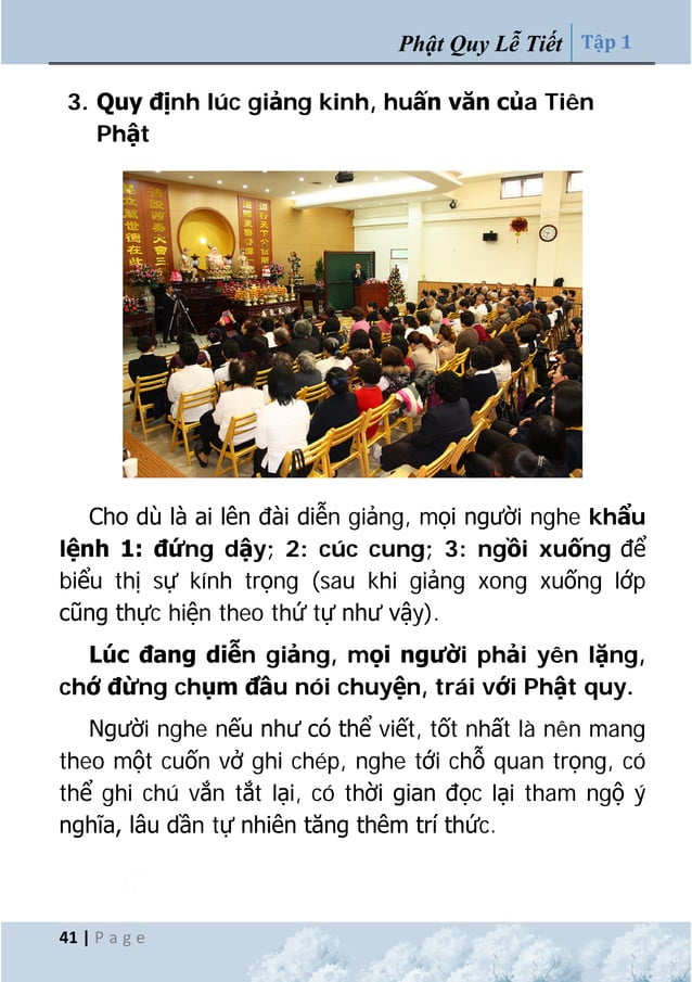 Phật Quy Lễ Tiết Trong Phật Đường | PDF