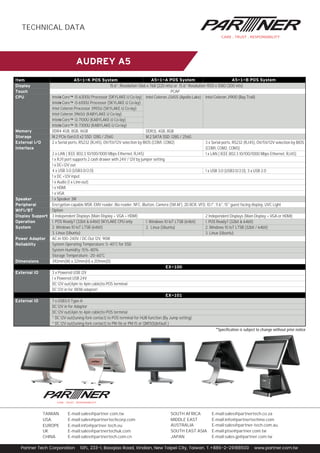 AUDREY A5 POS | PDF