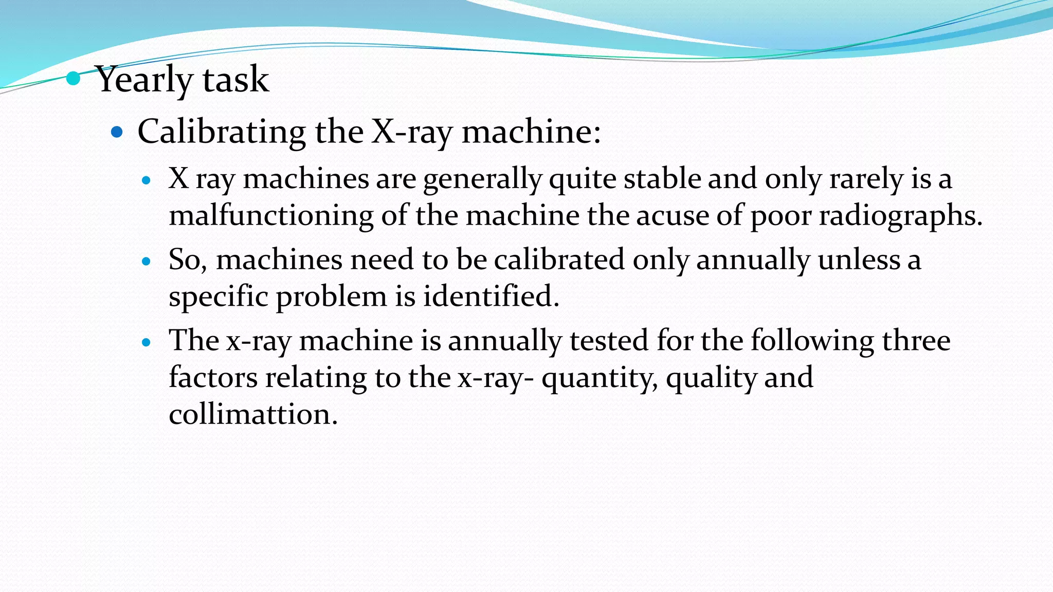 Quality assurance in dental radiography | PPTX