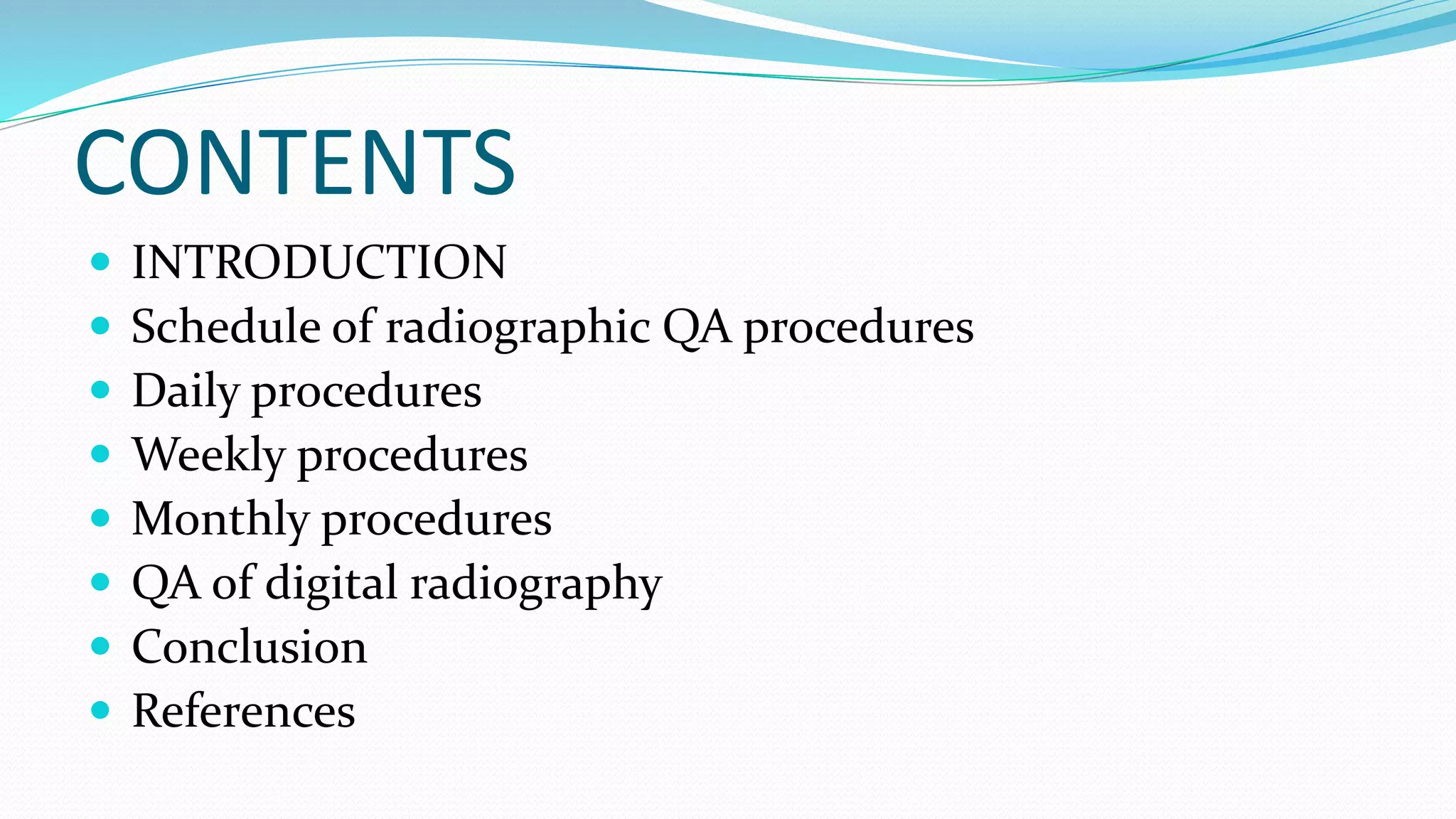 Quality assurance in dental radiography | PPTX