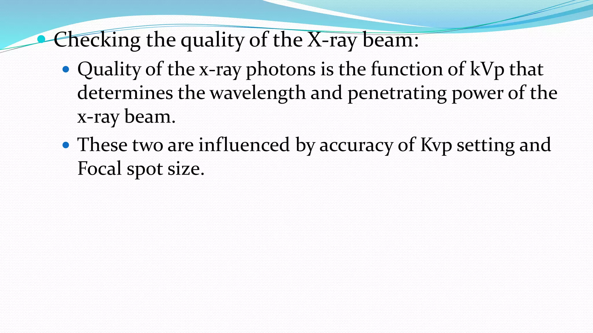 Quality assurance in dental radiography | PPTX