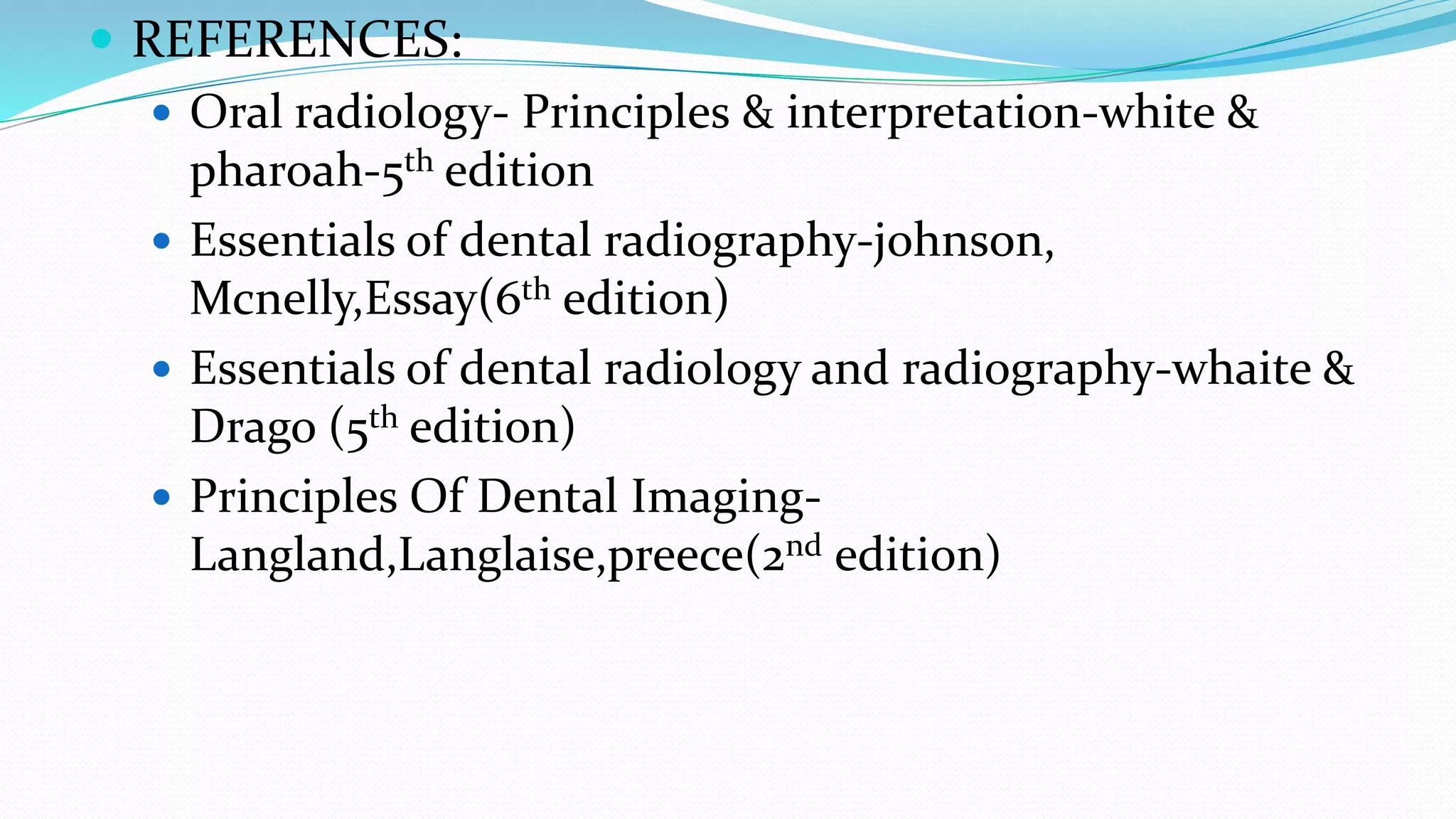 Quality assurance in dental radiography | PPTX