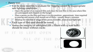 Quality assurance in dental radiography | PPTX