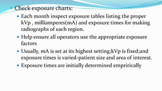 Quality assurance in dental radiography | PPTX