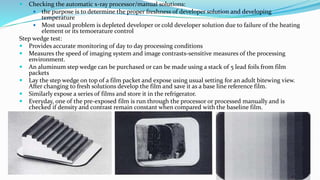 Quality assurance in dental radiography | PPTX