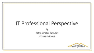 A6.final it professional perspective | PPT