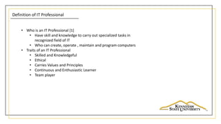 A6.final it professional perspective | PPT