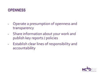 A6: Ethical principles for charities: Why they are important, and how ...