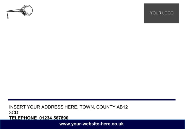 A6 notelet Template | PPT