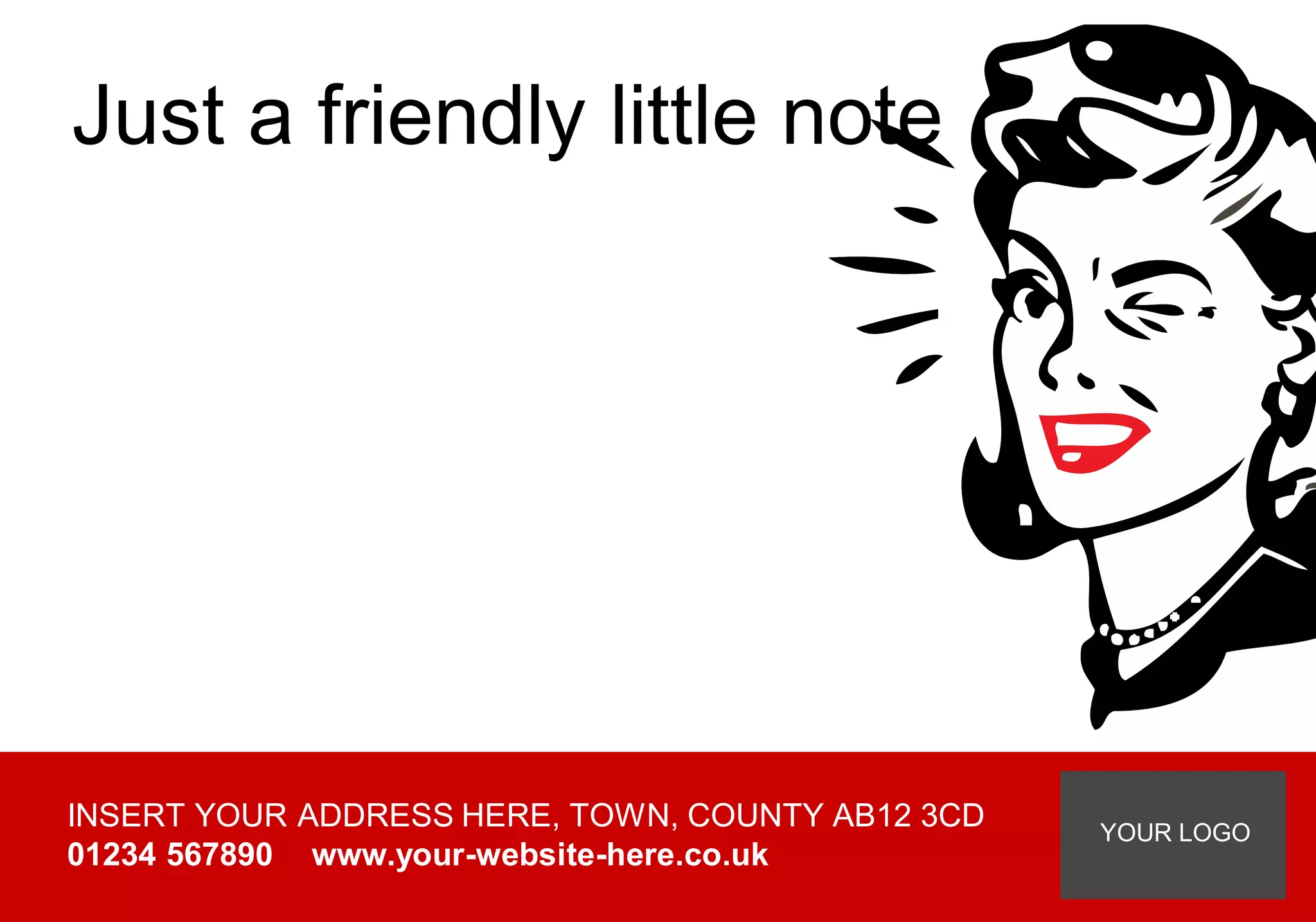 A6 notelet Template 3 | PPT