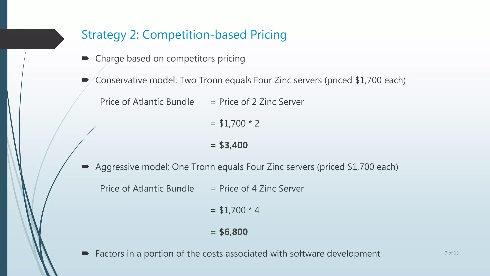 Atlantic Computers: A Bundle of Pricing Options | PPTX