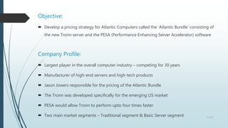 Atlantic Computers: A Bundle of Pricing Options | PPTX