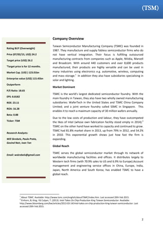 TSMC Equity QUMMIF Report | PDF