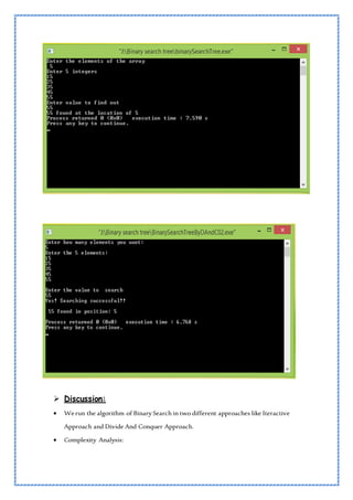 Report 02(Binary Search) | DOCX
