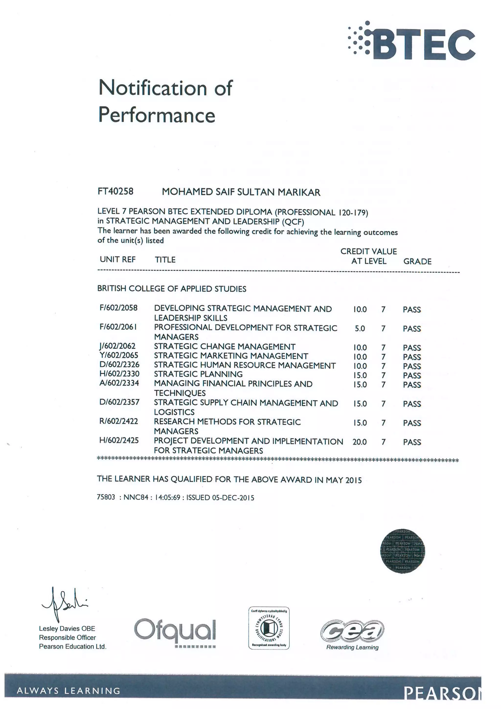 Edexcel Certificate | PDF