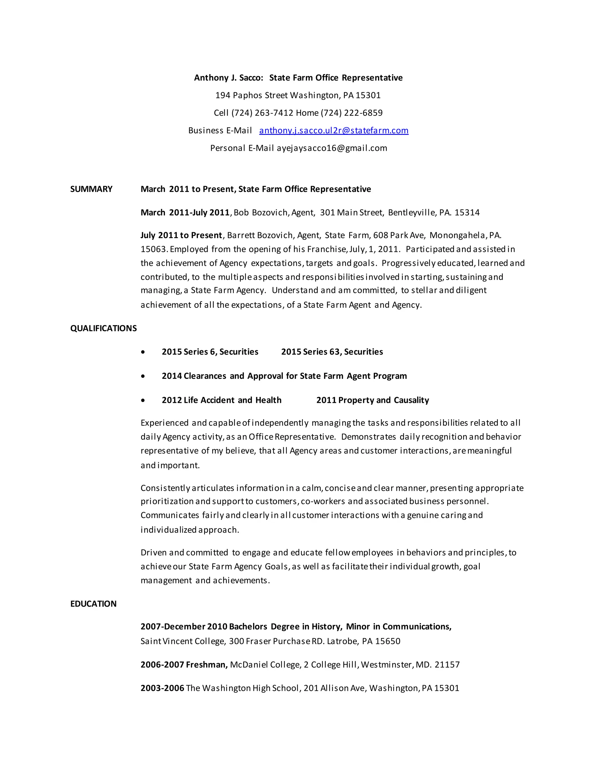 Resume Anthony J-2 | DOCX