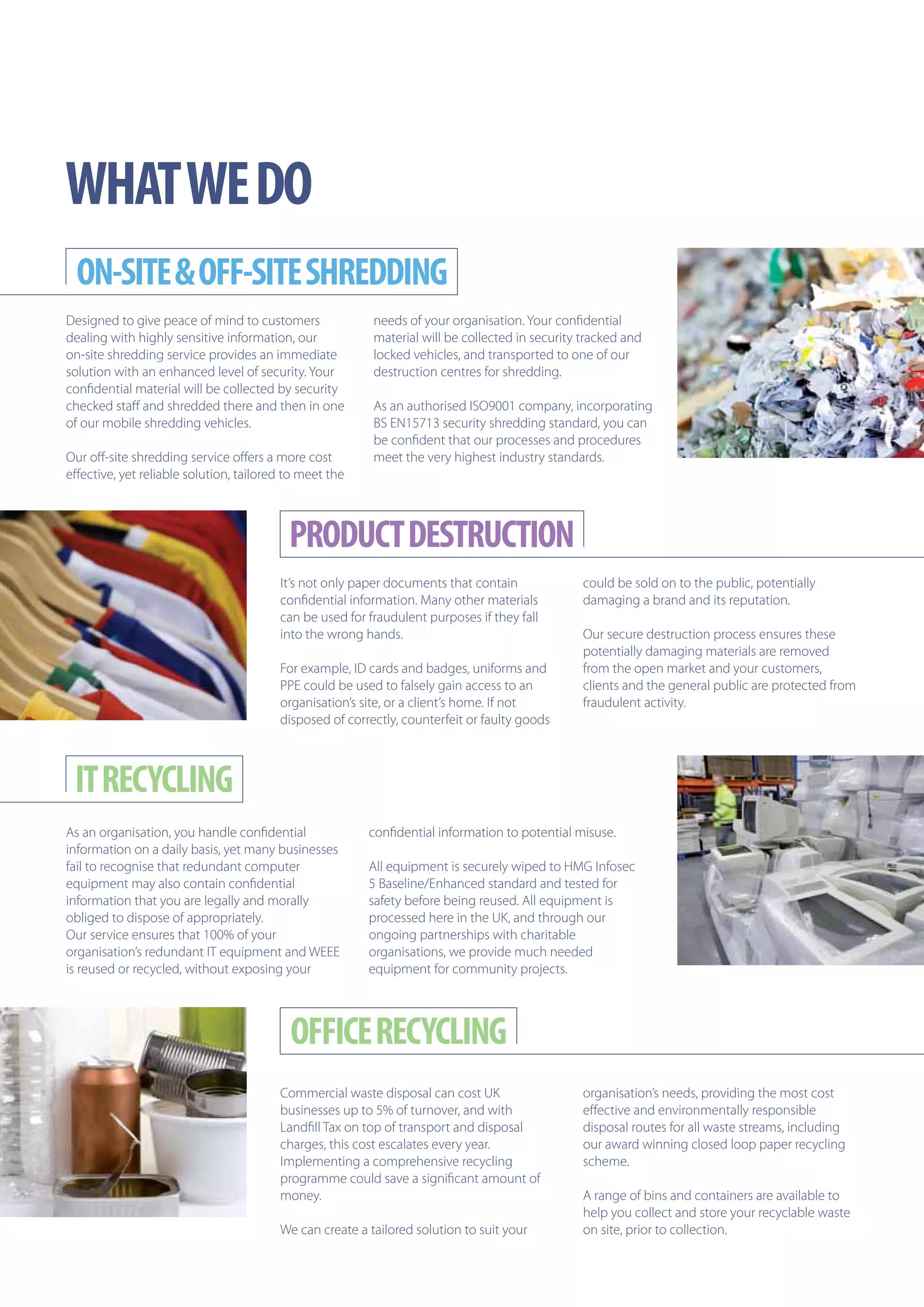 PHS Datashred - Shredding and Recycling Services S | PDF | Home ...