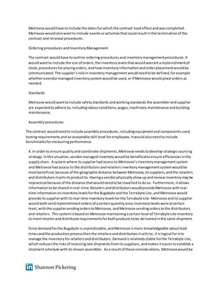 supply chain and logistics- case study 1 | DOCX