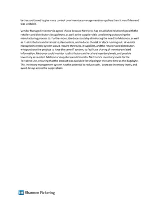 supply chain and logistics- case study 1 | PDF