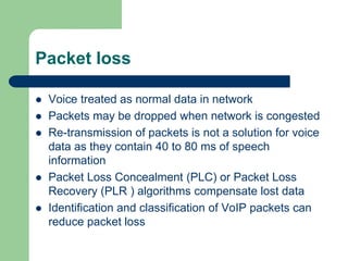 VoIP Techniques and Challenges PRESENTATION | PPTX