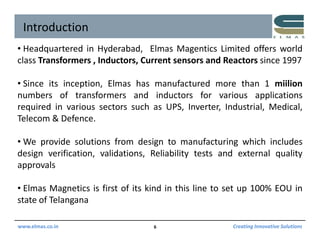 Elmas Company Presentation rev1 | PDF
