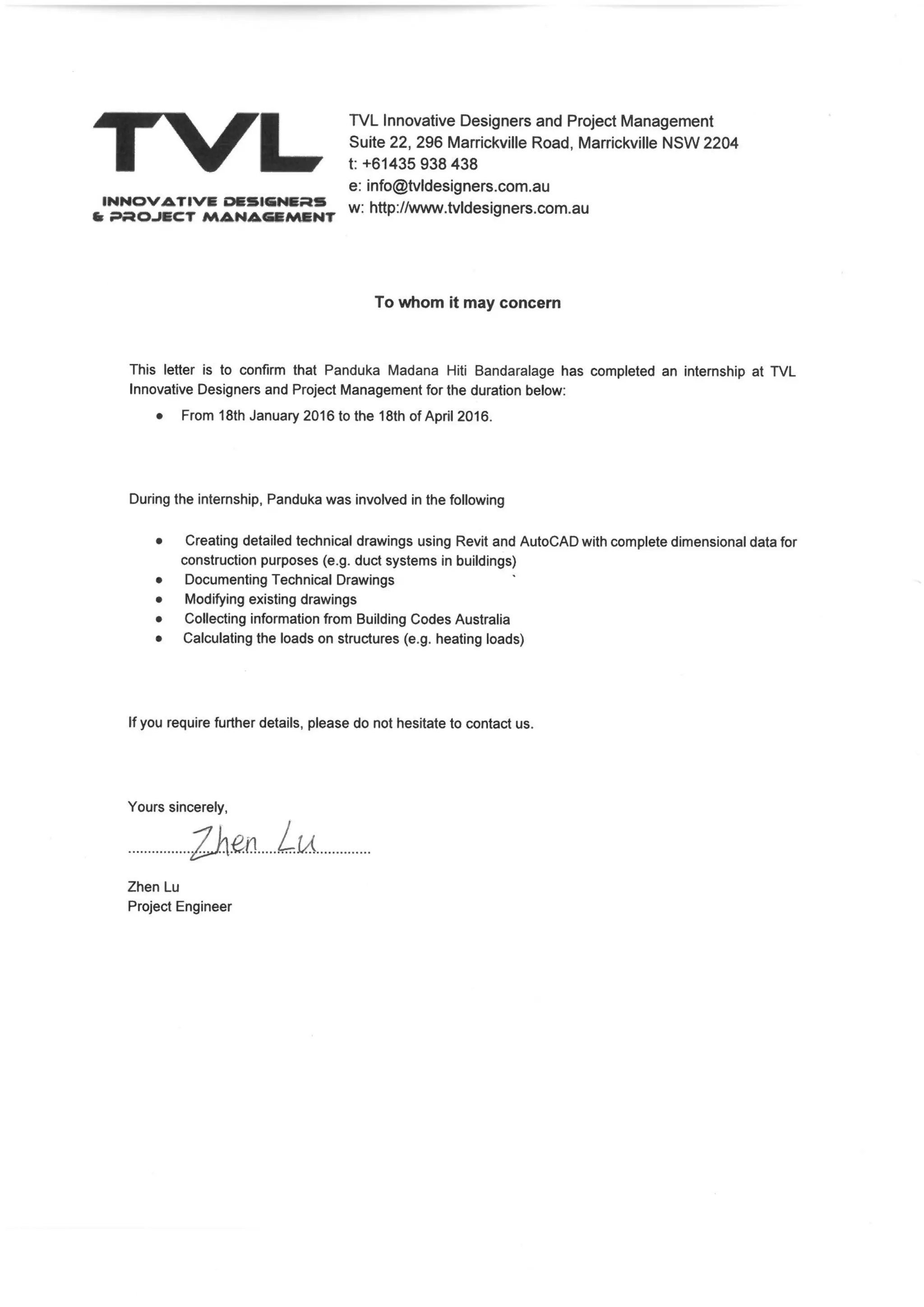 Internship-completion-TVL-Letter | PDF
