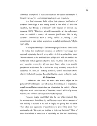 Science and Objectivity | PDF