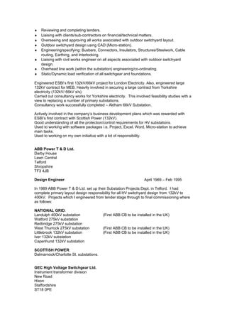KEVIN DAVID MORTON cv | DOC