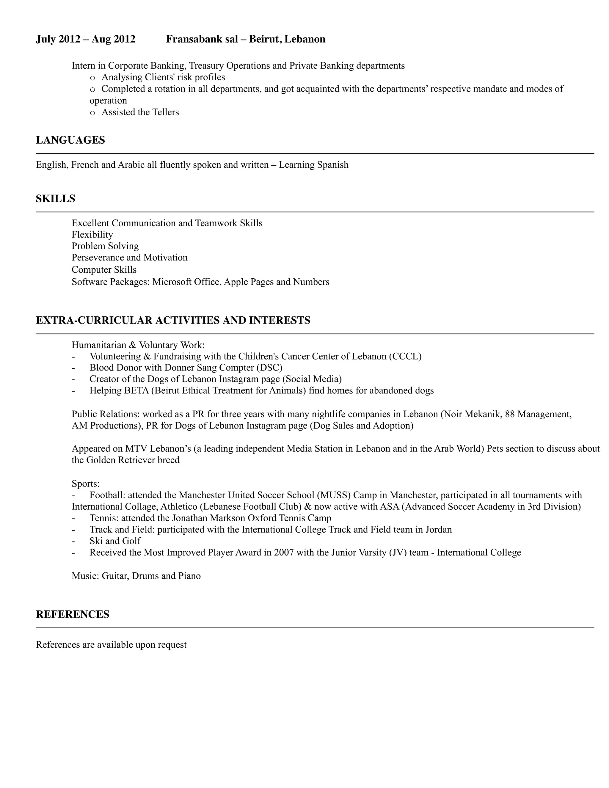 Khalil Latest CV #2 (PDF) | PDF
