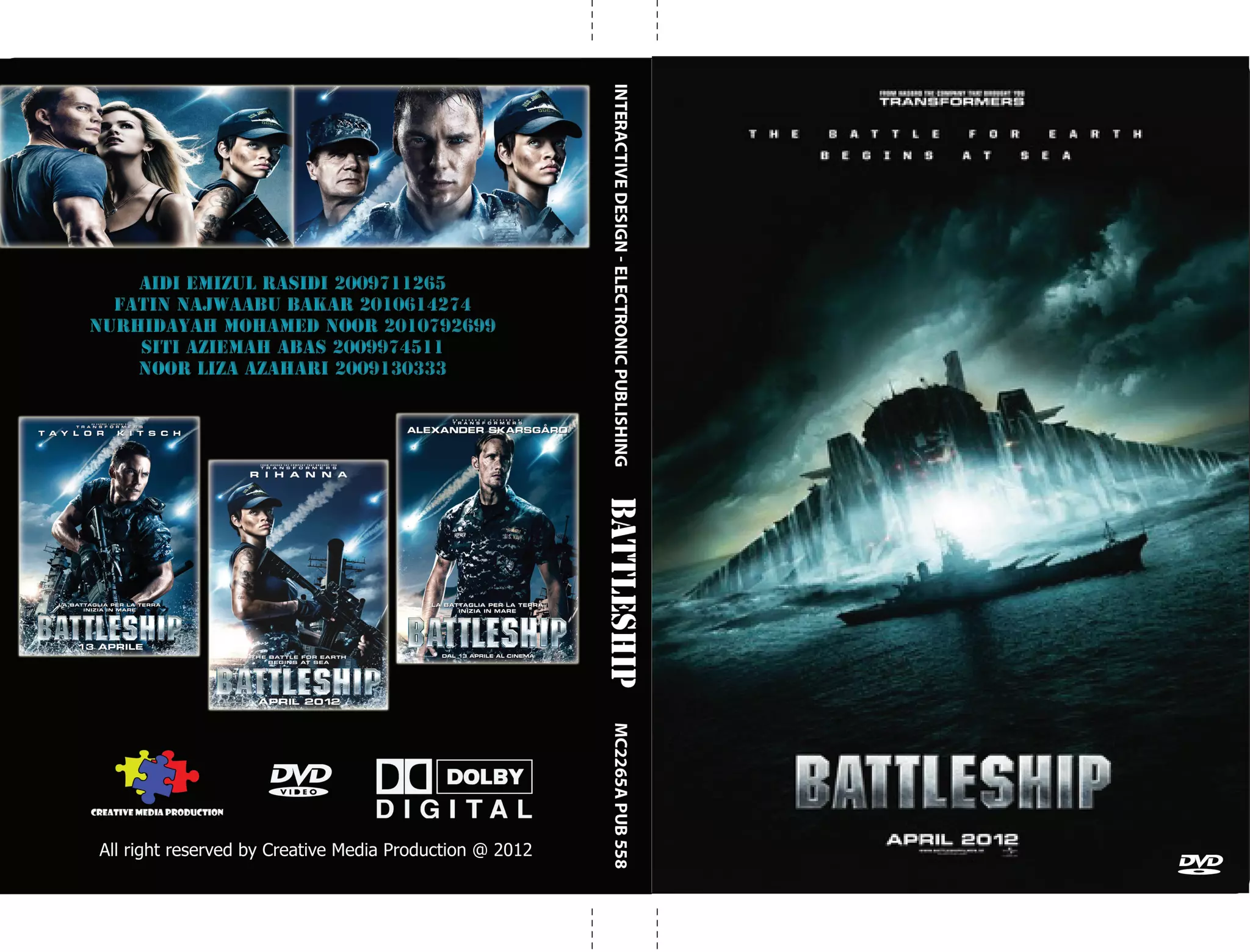 BATTLESHIP DVD COVER | PPT