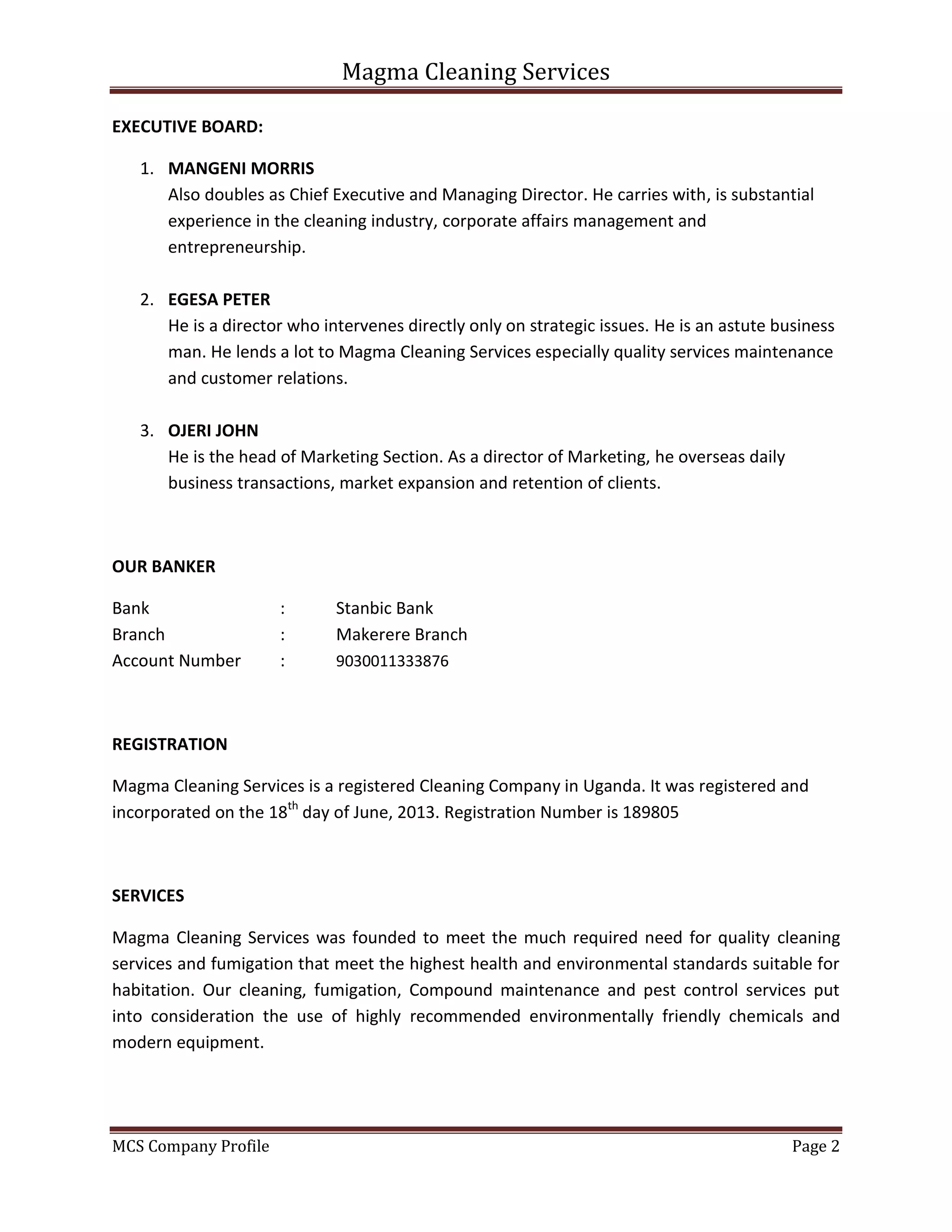 COMPANY PROFILE - Magma. | PDF