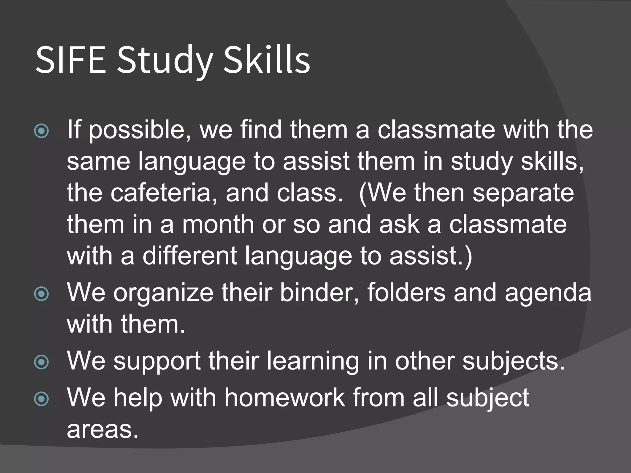 public SIFE Education presentation | PPT