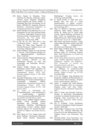 A Review - Synchronization Approaches to Digital systems | PDF