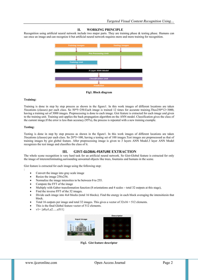 Targeted Visual Content Recognition Using Multi-Layer Perceptron Neural Network | PDF