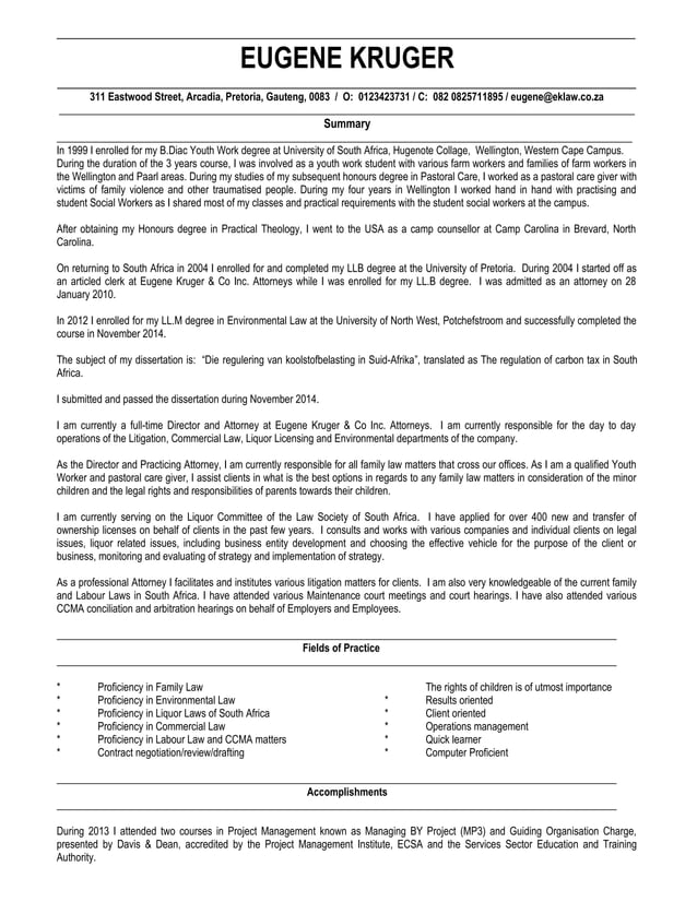 Eugene CV 1 June | DOC