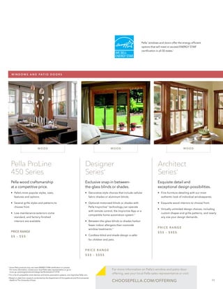 Pella Product Overview | PDF