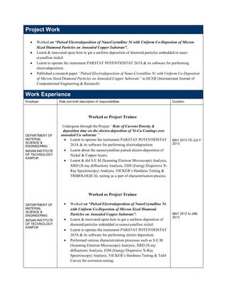 CV-PRASHANT KUMAR | PDF