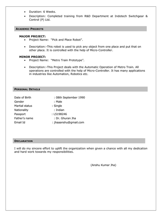 Anshu_resume | PDF