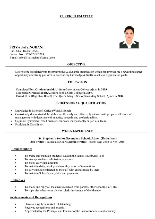 PRIYA..CV