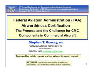 CMC FAA Certification | PDF