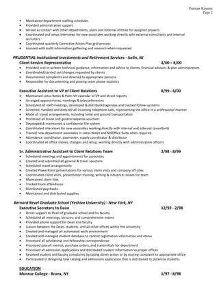MPutman Resume | DOC