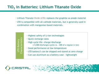 Cristal_TiO2_World_Summit_Presentation FINAL Oct 12 | PDF | Chemistry ...