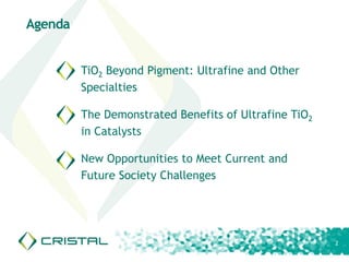 Cristal_TiO2_World_Summit_Presentation FINAL Oct 12 | PDF | Chemistry ...