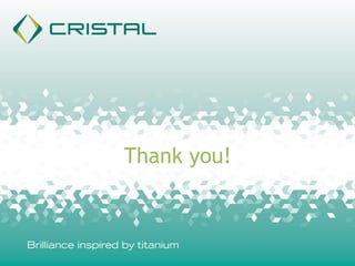 Cristal_TiO2_World_Summit_Presentation FINAL Oct 12 | PDF | Chemistry ...