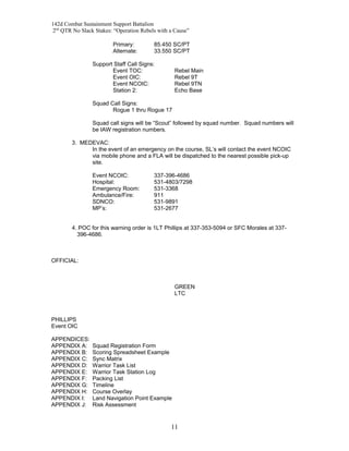 Squad Competition Plan | DOC