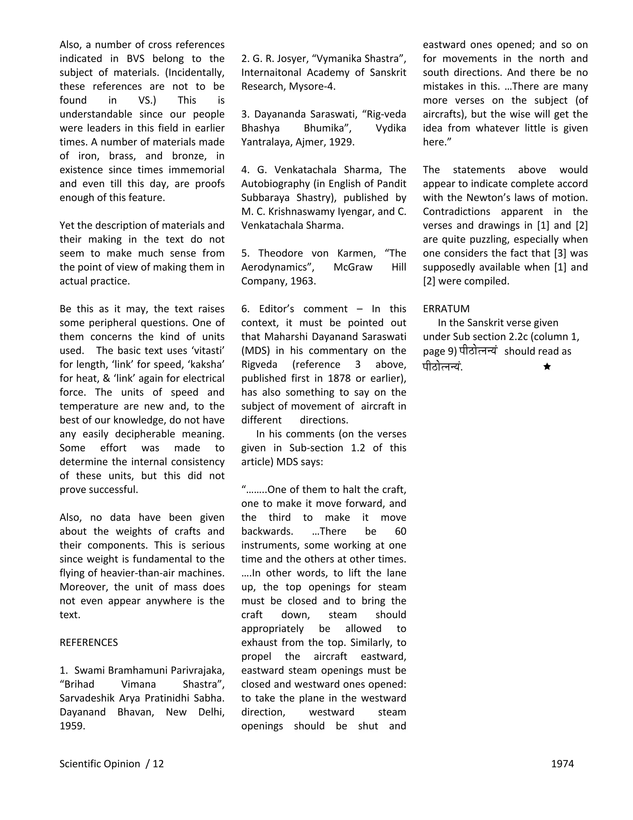 A CriticalStudy of The Work Vaimanika Shastra | PDF