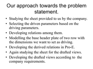 PARAMETRIC DESIGN AND STRESS ANALYSIS OF RADIATOR HEADER | PPTX