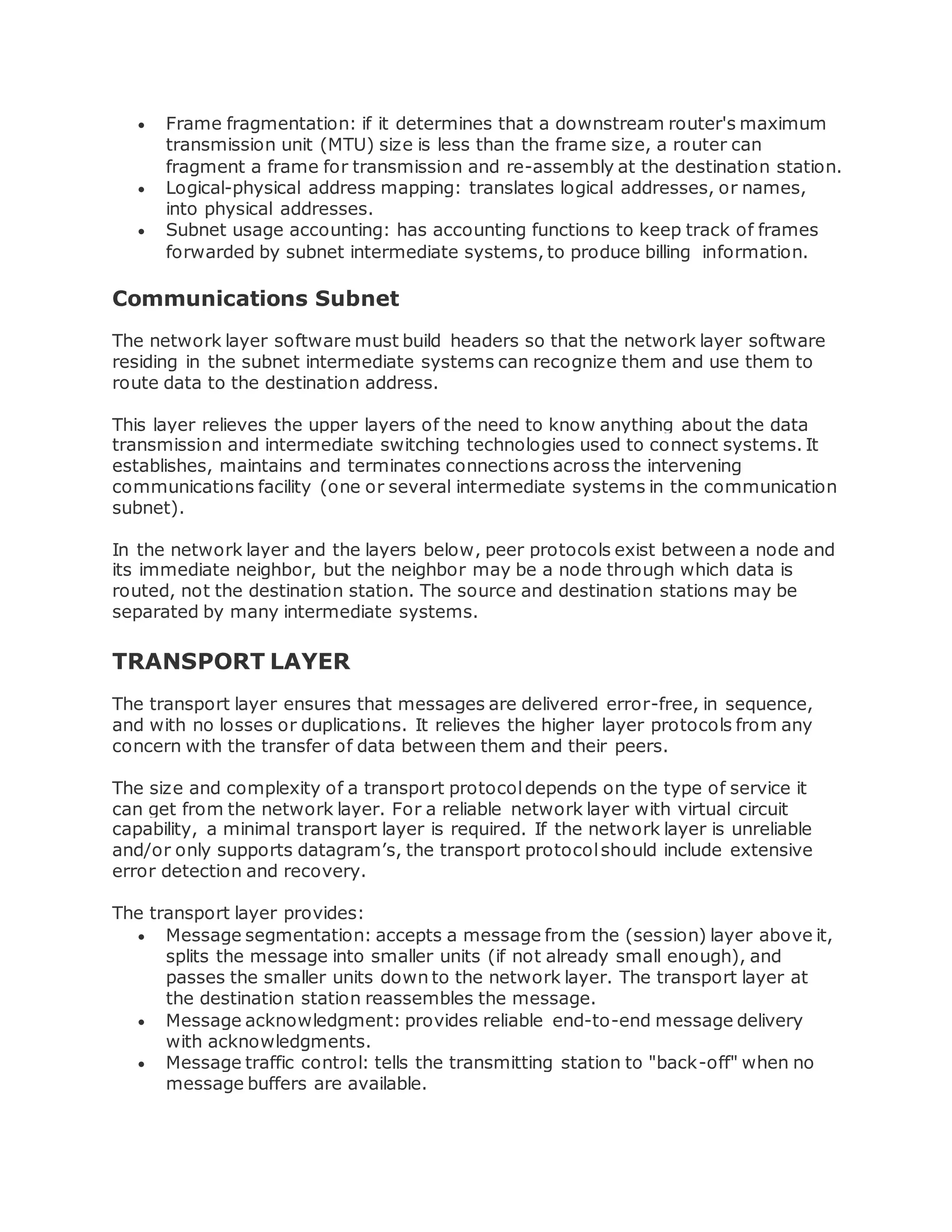 The Open Systems Interconnect (OSI) Model - IS AUDIT | PDF