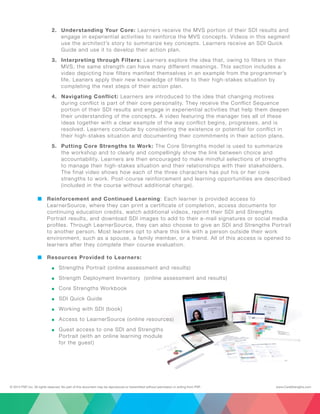 Core Strengths Training Overview | PDF